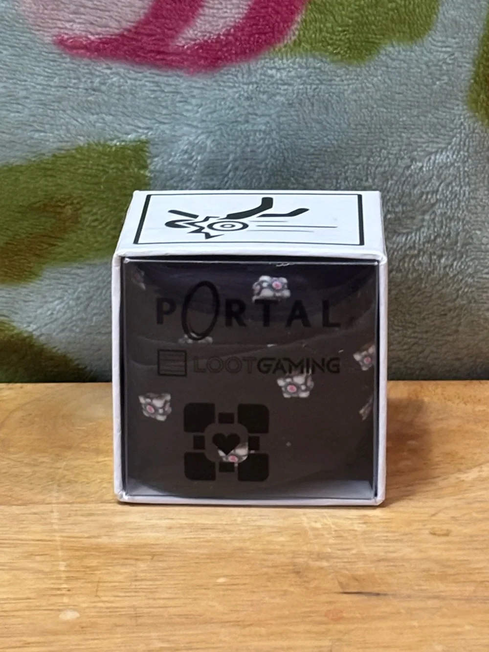 Accessories | Mens Black Tie With Portal Game Companion Cubes | Poshmark